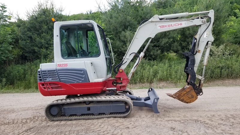 Takeuchi TB235 TB240 Hydraulic Pin-on Excavator Thumb w/ Hoses - uses ...